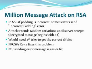 Public Key Algorithms PPT