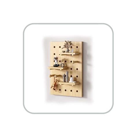 Wooden Office Pegboard Organizer 20490501318 1319 1320