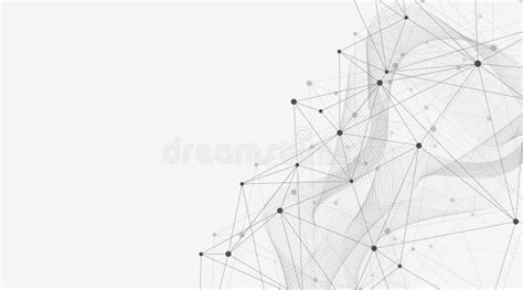 Global Network Connection Concept Big Data Visualization Stock Vector Illustration Of Node