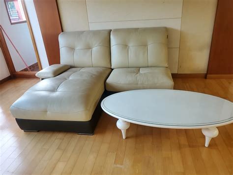 가죽쇼파와테이블 당근 중고거래