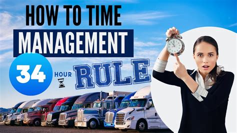 34 Hour Reset Rule For Trucking Companies And Drivers This Is How It