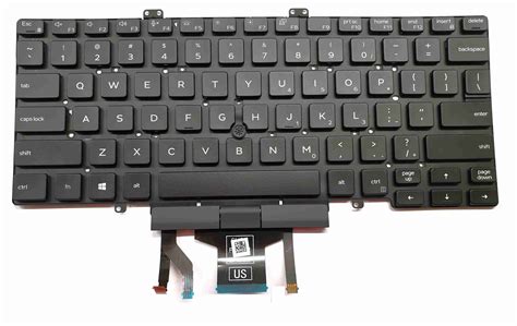 Dell 3j9fc Latitude 7400 Backlit Us Dual Pointing Backlit Keyboard