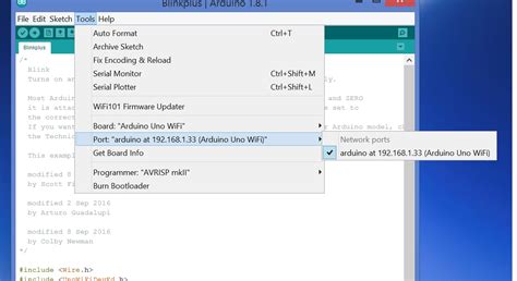 แฟ้มงาน การใช้งาน Arduino Uno Wifi