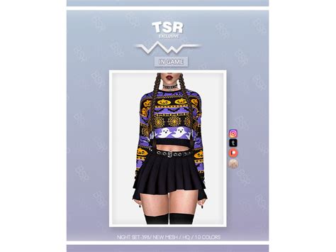 The Sims Resource Night Set Skirt Bd