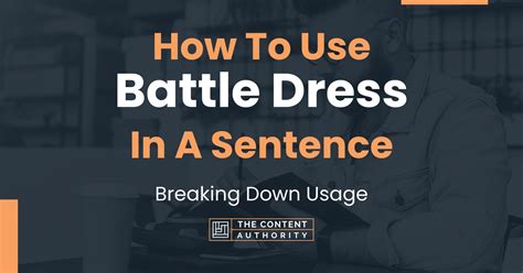How To Use Dress In A Sentence At Della Gonzales Blog