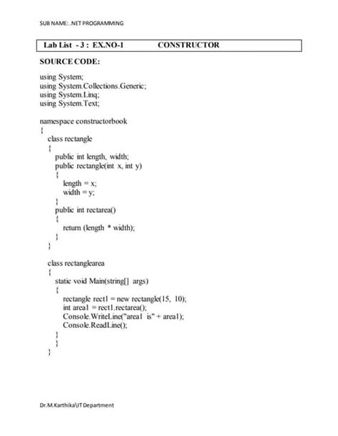 Csharp Dot Net Codes For Practical Examination Docx