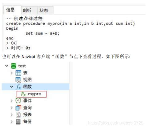 存储过程详解与实例 Csdn博客
