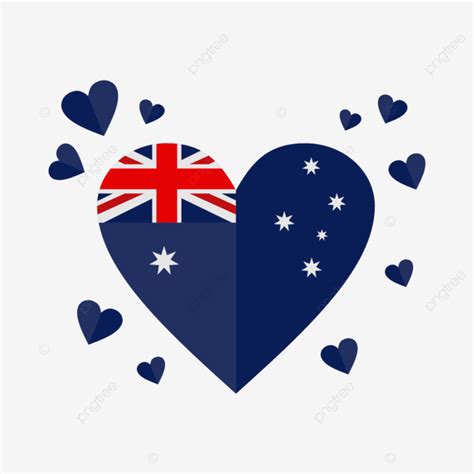 호주 국기 사랑 전국 국가 호주 Png 일러스트 및 벡터 에 대한 무료 다운로드 Pngtree