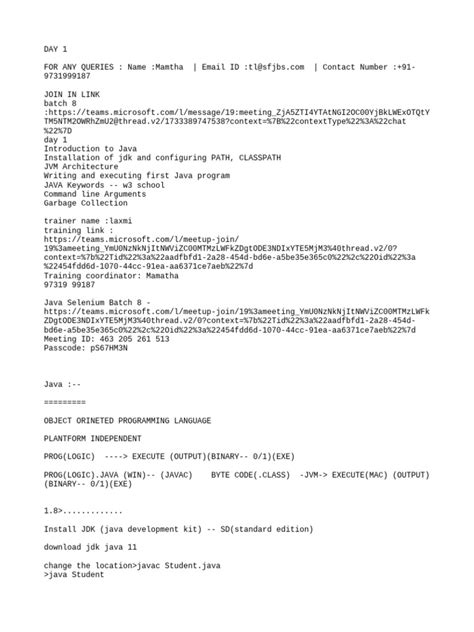 Java Selenium Pdf Java Programming Language Computing