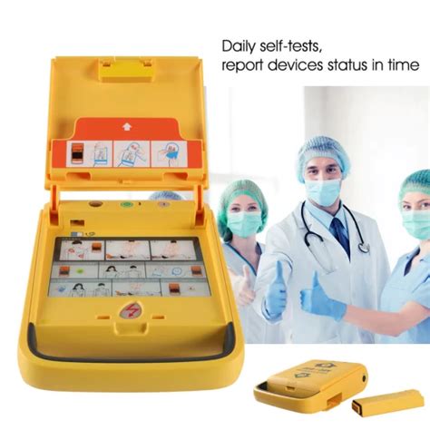 Portable Aed Defibrillator Monitor Automated External Defibrillator Analyzer Machine Price