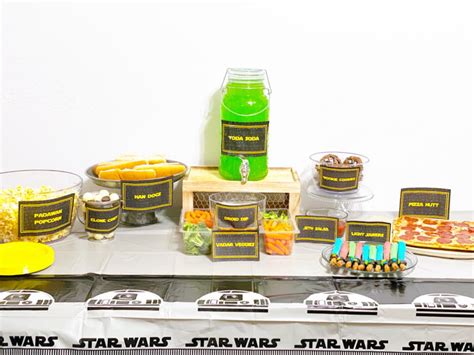 Star Wars Party Food Labels Free Printables Perfect For Star Wars Parties