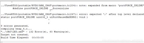 Keil工程 Freertos Ac5编译器移植到ac6编译器ac5 To Ac6 Freertos Csdn博客