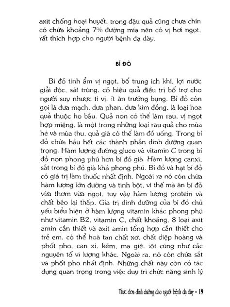 Thuc Don Dinh Duong Cho Nguoi Benh Da Day 19 Pdf