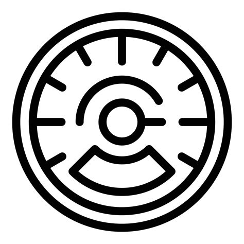 Gas Gauge Icon Outline Vector Oil Sea Vector Art At Vecteezy