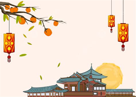 추석 일러스트 추석 일러스트 붉은 등불 한국 가을 이브 축제 건축 음식 배경 빨간 칸델라 세상에 알리다 배경 일러스트 및 사진 무료 다운로드 Pngtree