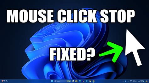 How To Fix Mouse Click Randomly Stop Working In Windows 11 Youtube