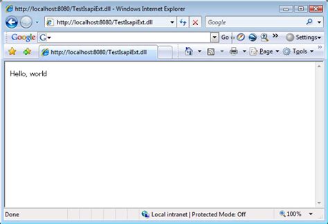 カスタムの Isapi Extension を利用する方法 Iis7 On Windows Vista Iis 徹底解説 Webdb プログラミング徹底解説