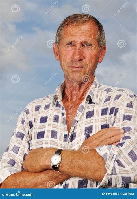 Middle Aged Male Person Stock Image Image Of Landscape 10992539