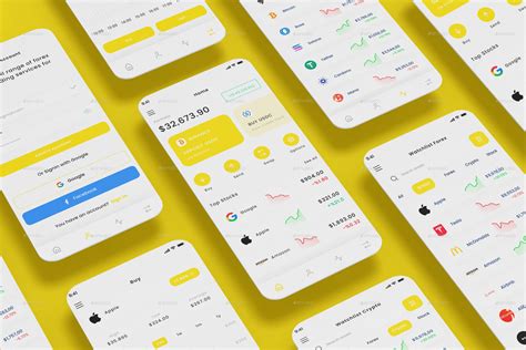 Cryptocurrency Trading And Forex Market App Ui Kit
