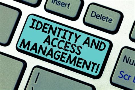 Handwriting Text Identity And Access Management Concept Meaning