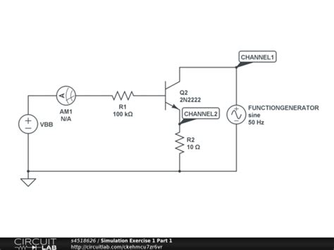 Simulation Exercise Part CircuitLab