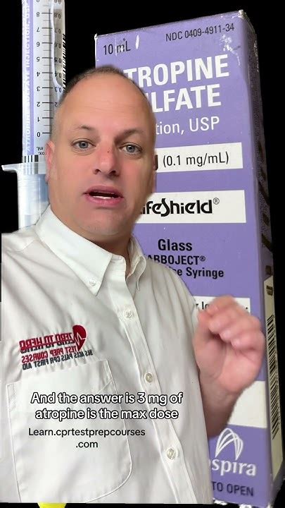 Acls Atropine Administration Max Dose Aclstestprepcourse