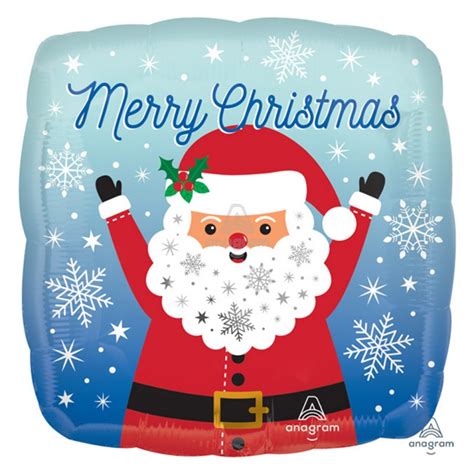 선물데이 크리스마스은박풍선 45cm 스노위크리스마스산타 크리스마스풍선