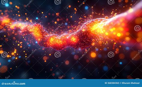 Dynamic Representation Of Sound Waves Creates A Music Equalizer Effect With Colorful Frequencies