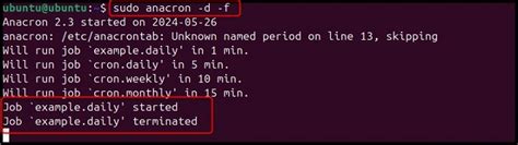 Anacron Command In Linux