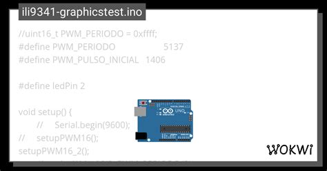 Ili9341 Graphicstest Ino Wokwi ESP32 STM32 Arduino Simulator