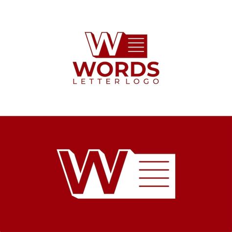 문자 W와 텍스트 결합 3d 로고 무료 벡터