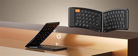 Protoarc Ergonomic Foldable Keyboard Mouse Xkm03 Portable Folding Bluetooth