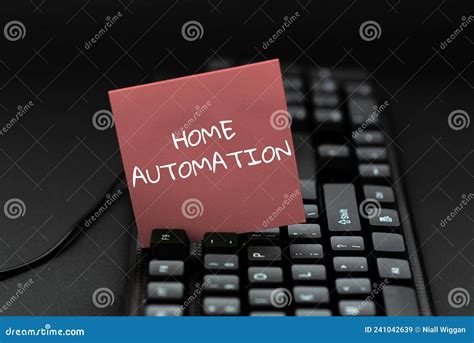 Text Caption Presenting Home Automation Word For Monitoring The Electrical Activity Of The