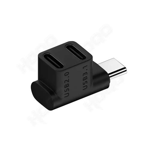 Adaptador tipo C Macho a 2 tipo C hembra 2 0 y 3 1 V y T Computación