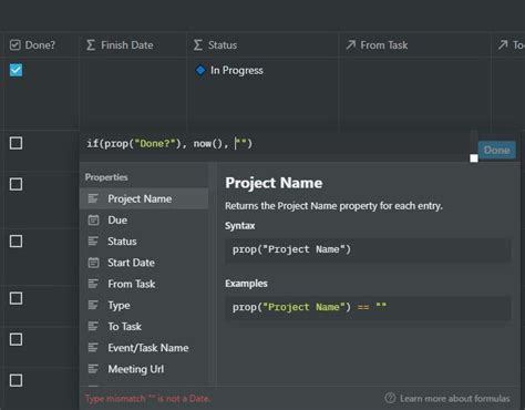 Formula To Show Finish Date When Checkbox Is Checked And Empty When