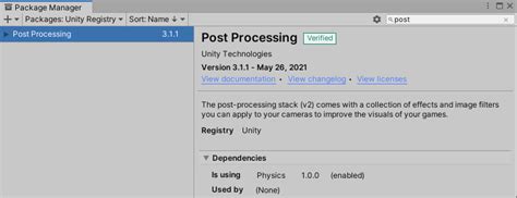 Unity Post Processing后处理 腾讯云开发者社区 腾讯云
