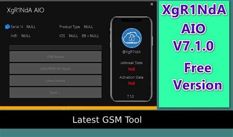 Xgr1nda Aio Tool 7 1 2 Gsm Meid Bypass Icloud Tool Mirha Medium