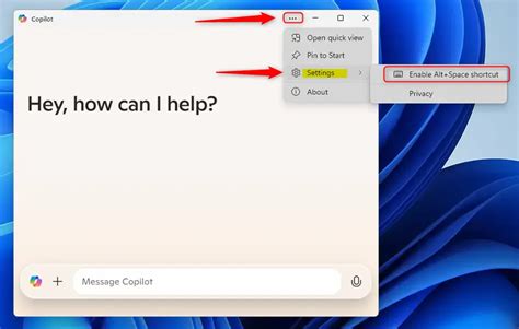 Disable Or Enable Copilot Quick View Shortcut On Windows 11 Geek Rewind