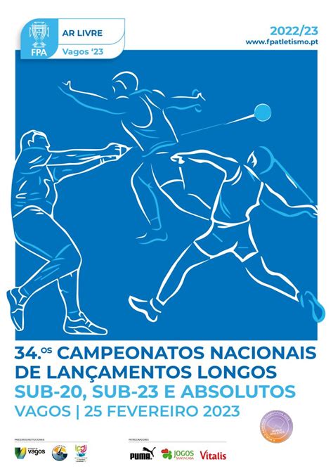 Campeonatos Nacionais de Lançamentos Longos Sub 20 Sub 23 e Absolutos