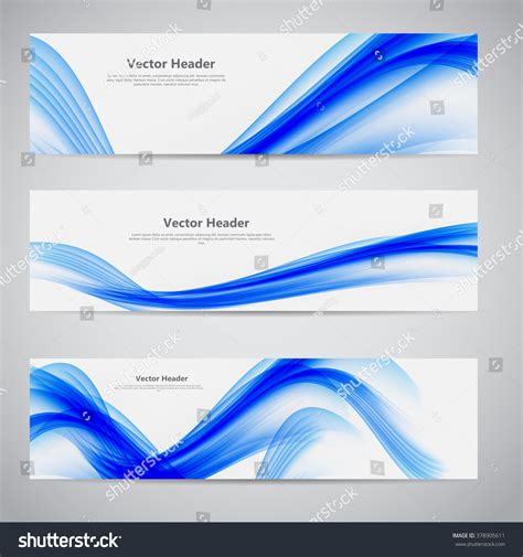 Abstract Colored Wave Header Background Vector Stock Vector Royalty Free 378905611 Shutterstock