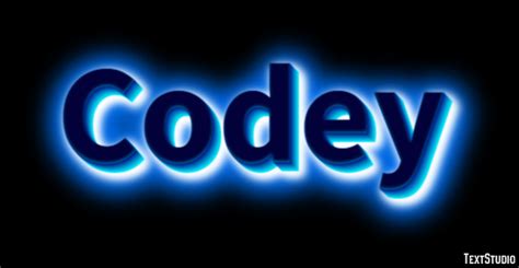 Codey Text Effect And Logo Design Name