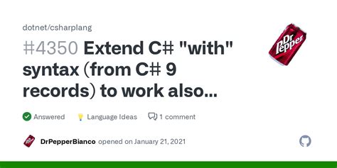 extend c with syntax from c 9 records to work also with structs