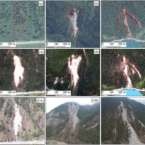Examples Of Landslide Interpretation Based On Pre And Post Earthquake