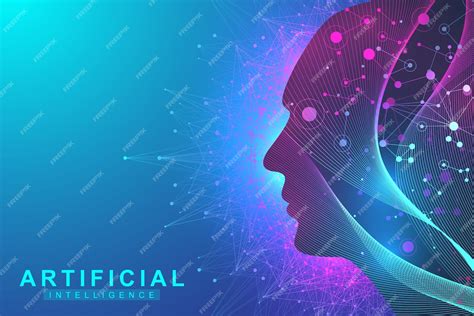 Premium Vector Futuristic Artificial Intelligence And Machine