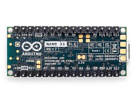 Arduino Nano 33 Ble Rev2 Avec Connecteurs Opencircuit