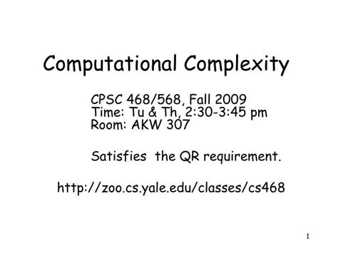 Ppt Computational Complexity Powerpoint Presentation Free Download Id 2712079