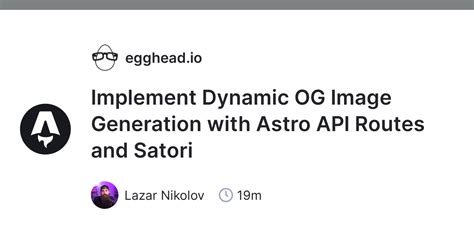 implement dynamic og image generation with astro api routes and satori