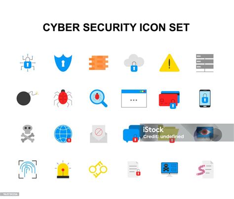 색상 아이콘을 설정 합니다 사이버 보안 팩입니다 벡터 일러스트 레이 션 스팸에 대한 스톡 벡터 아트 및 기타 이미지 스팸 실수 아이콘 Istock