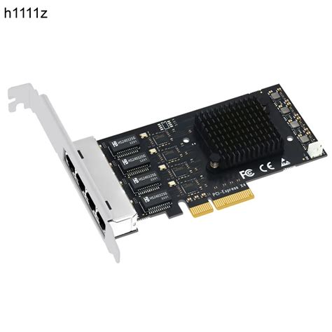 Pci Express 네트워크 카드 어댑터 4 포트 2500mbps 기가비트 101001000mbps Rtl8125b Rj45 유선 컴퓨터 Pcie Pci E 25g