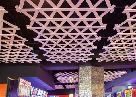 Aluminium Lattice Ceiling Feature By Di Emme